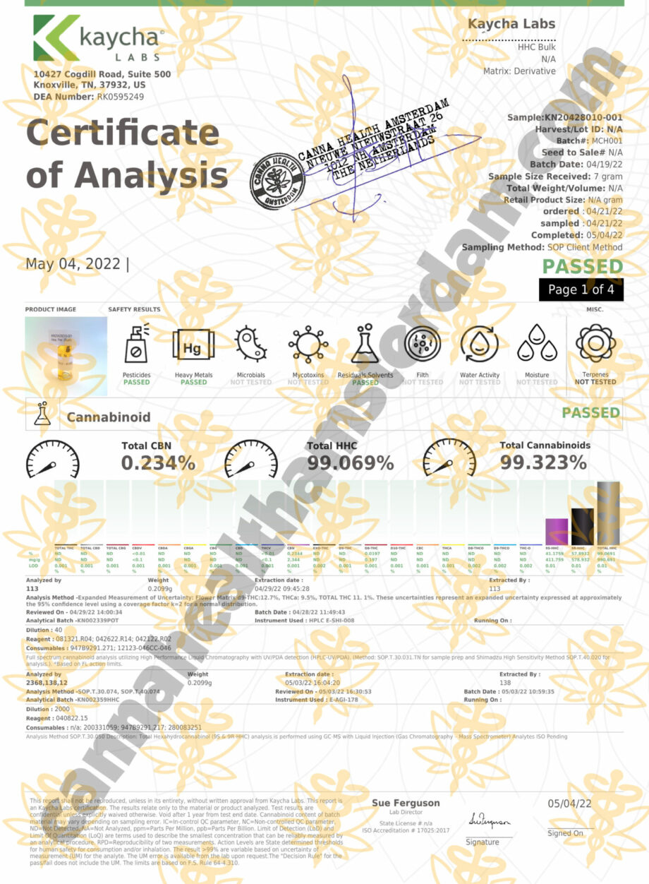 10% HHC OIL - 1000 mg / 3000 mg HHC
